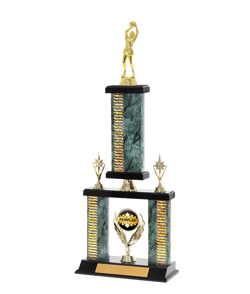Pattern Trophy On P/Base 43.5cm Plus Figurine